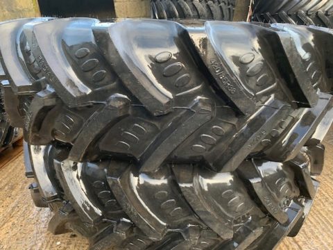 Set of New BKT – 380/85 R24 & 420/85 R38 c/w RIMS.